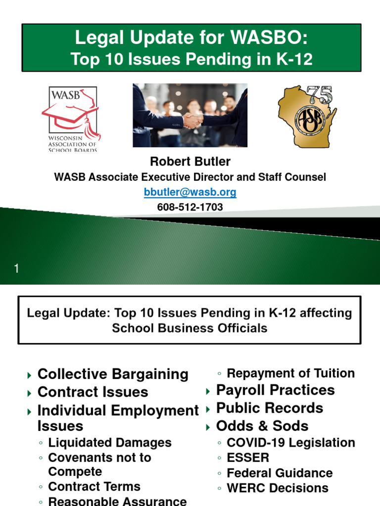 K-12 Collective Bargaining Issues Update | PDF | Employment | Computer File