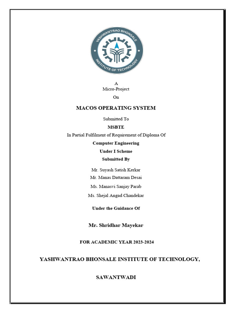 Osy Report Pdf Process Computing Mac Os 