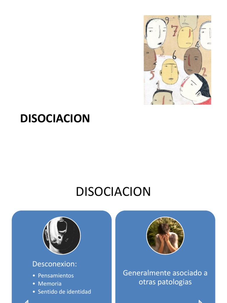 DISOCIACION | PDF | Disociación (psicología) | Enfermedades y ...