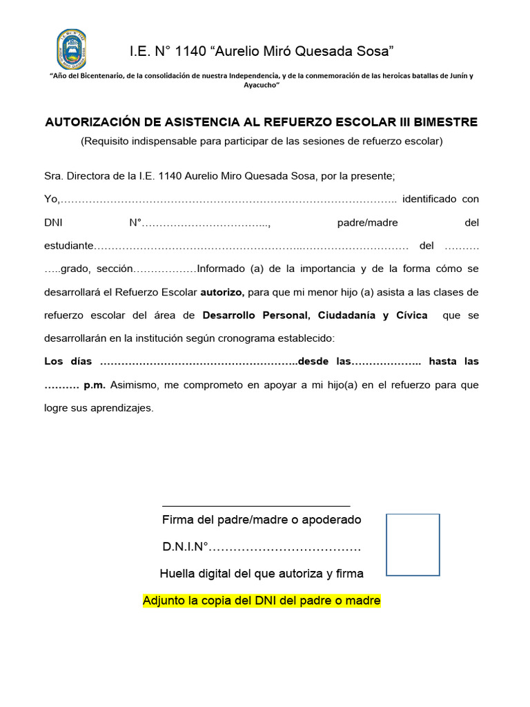Autorización Refuerzo 2024 Dpcc Pdf 4081