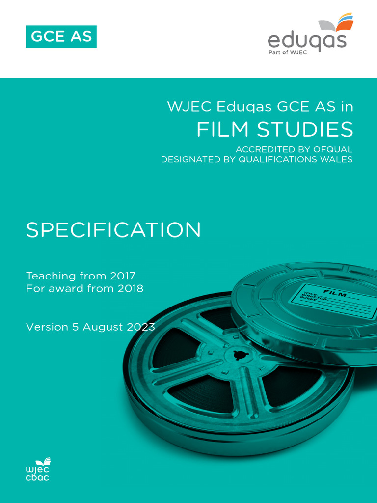 Eduqas As Film Studies Spec From 2017 e 16 08 23 | PDF | Narrative ...