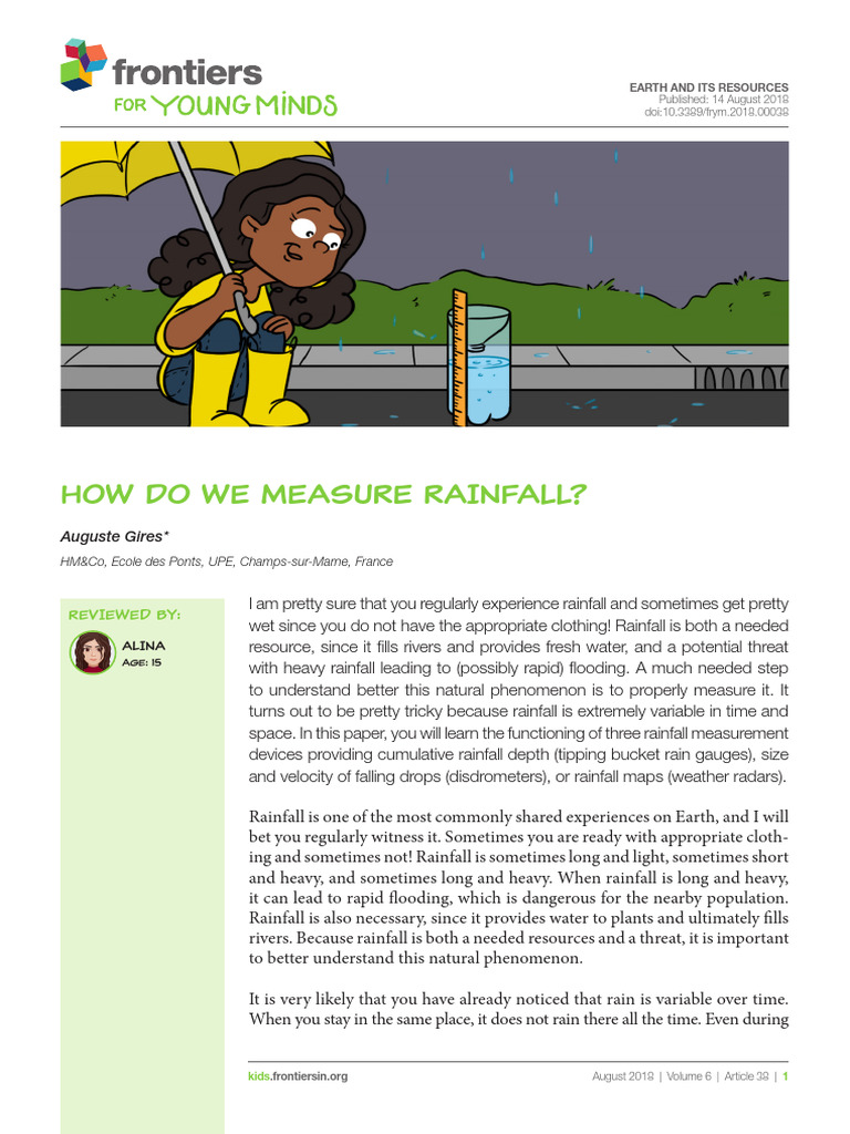How to Measure Rainfall Accurately | PDF | Rain | Radar