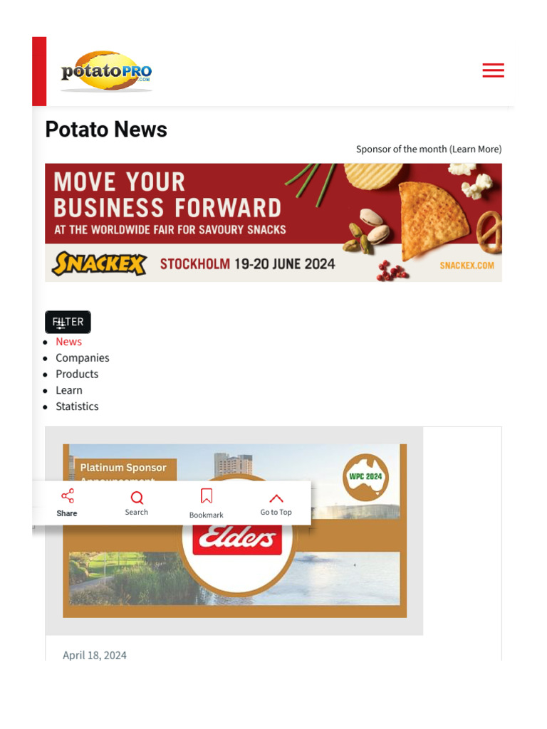 Potato News | PDF | Potato | Foods