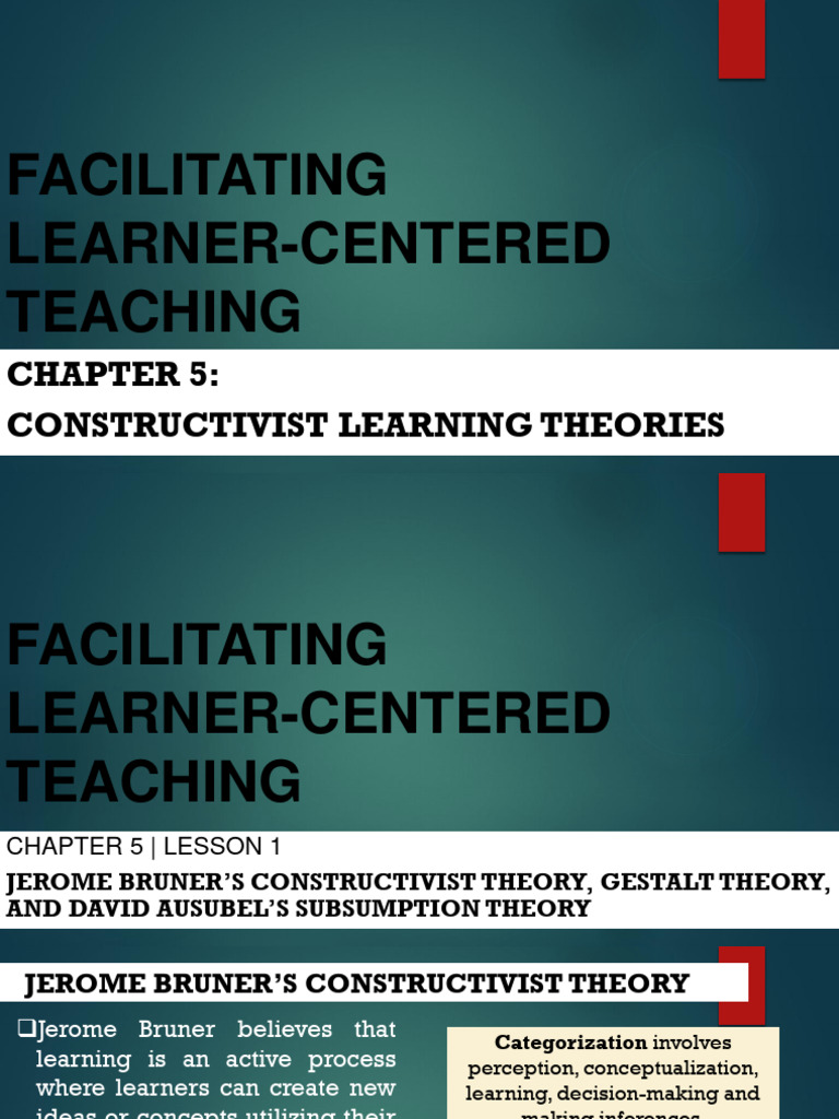 Chapter 5 - Constructivism | PDF | Constructivism (Philosophy Of Education) | Learning