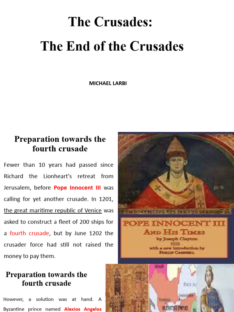 The Crusades The End of The Crusades | PDF | Crusades | Byzantine Empire
