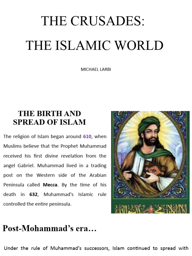 21. the Crusades the Islamic World | PDF | Byzantine Empire | Muhammad