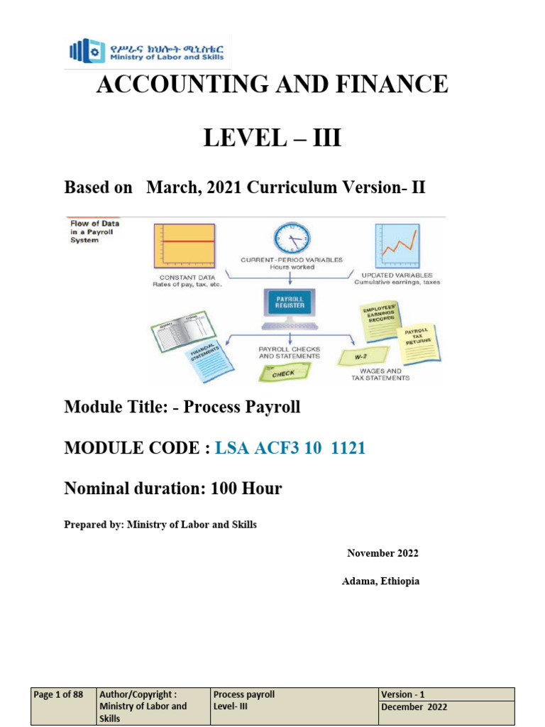 m010 Process Payroll | PDF | Payroll Tax | Payroll