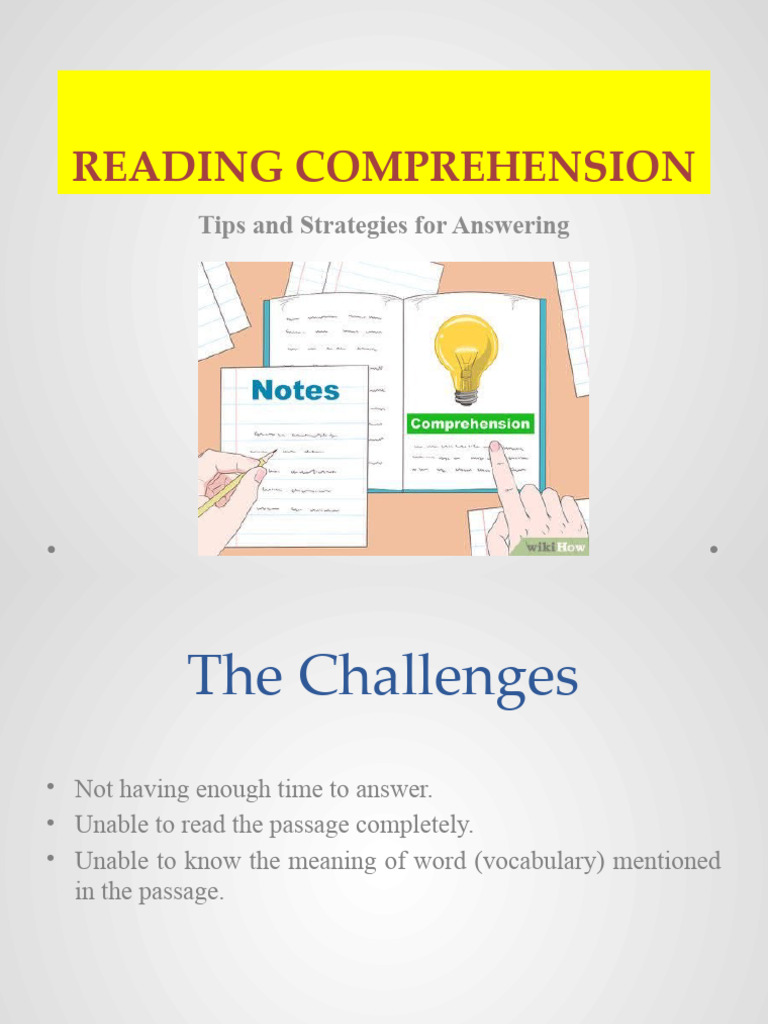 Meeting 9 - Reading Comprehension Strategies | PDF | Reading Comprehension | Mental Processes
