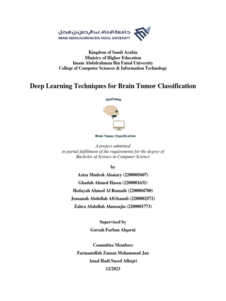 BrainTumorClassification (HunTumor) | PDF | Artificial Neural Network | Support Vector Machine