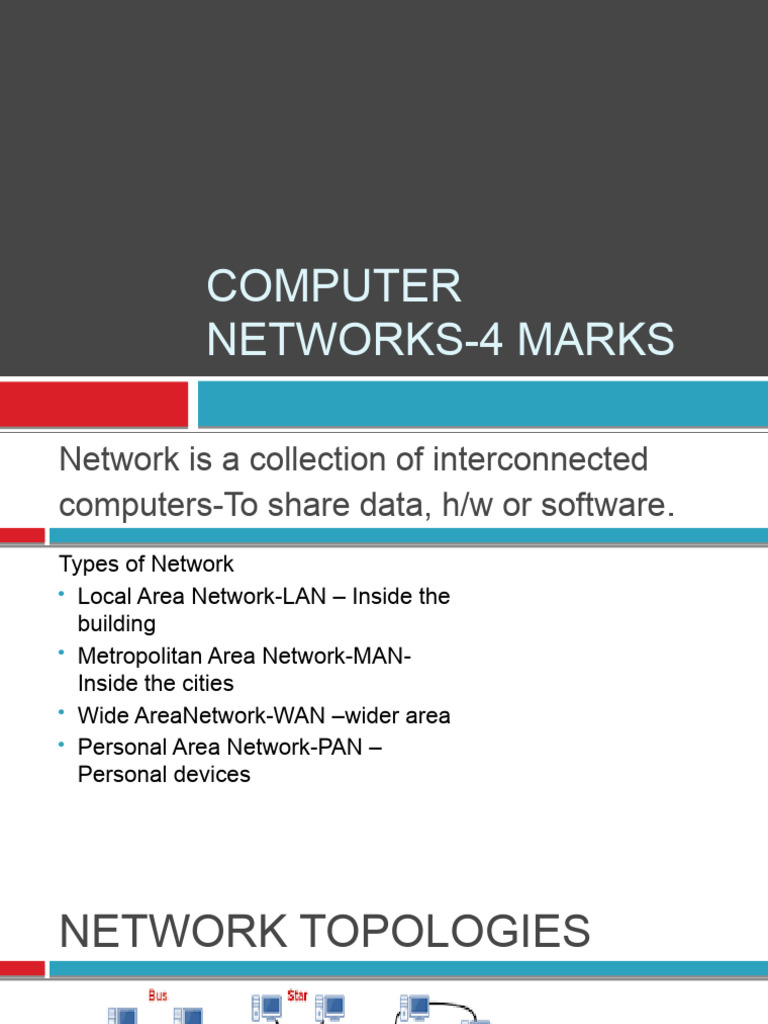 Computer Network Types and Setup Guide | PDF | Computer Network | Network Topology
