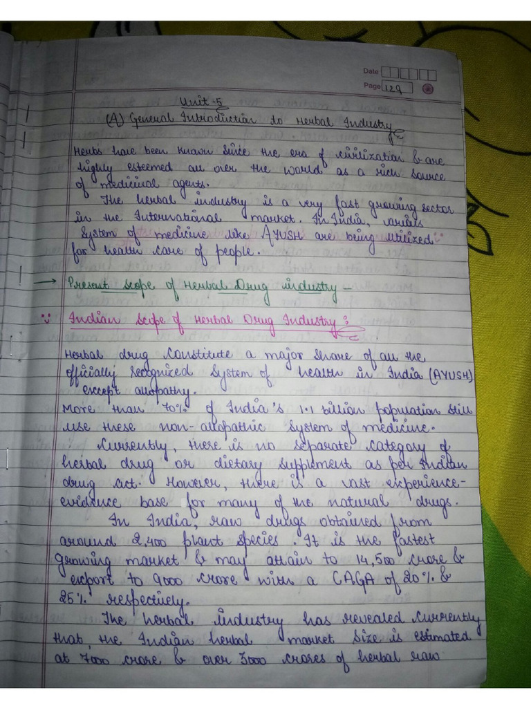Handwritten Hdt U 5 Notes Pdf