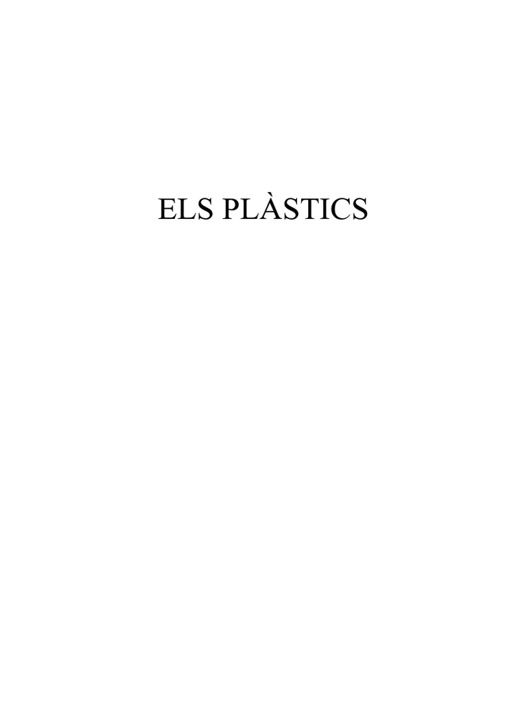 Els Plàstics | PDF