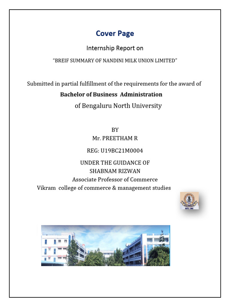 PREETHAM | PDF | Dairy | Milk