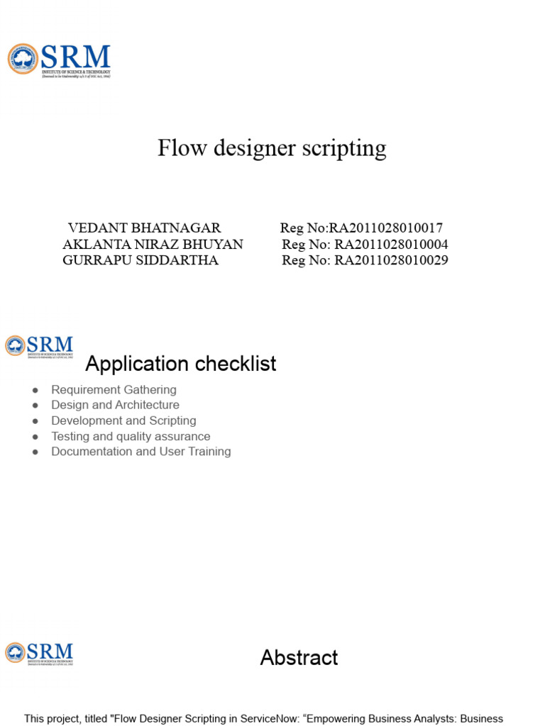 Flow Designer Scripting ADF | PDF | Automation | Workflow