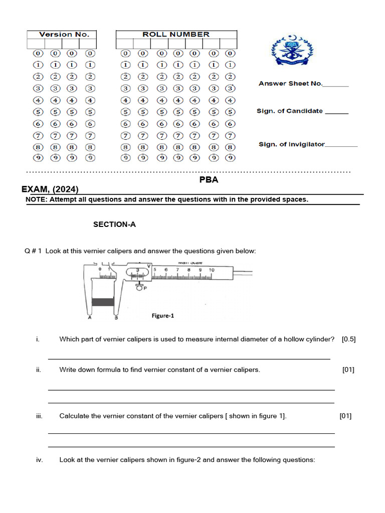 practical paper pre board (1) | PDF