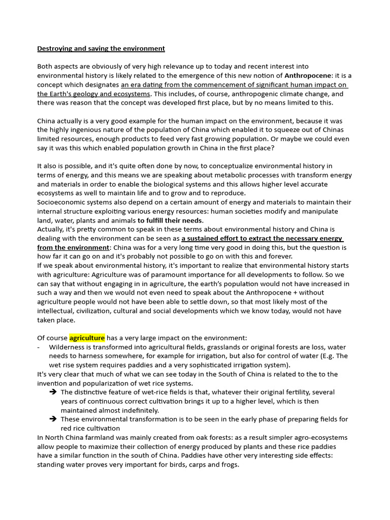 Lesson 13 Environment | PDF | Natural Environment | Nature