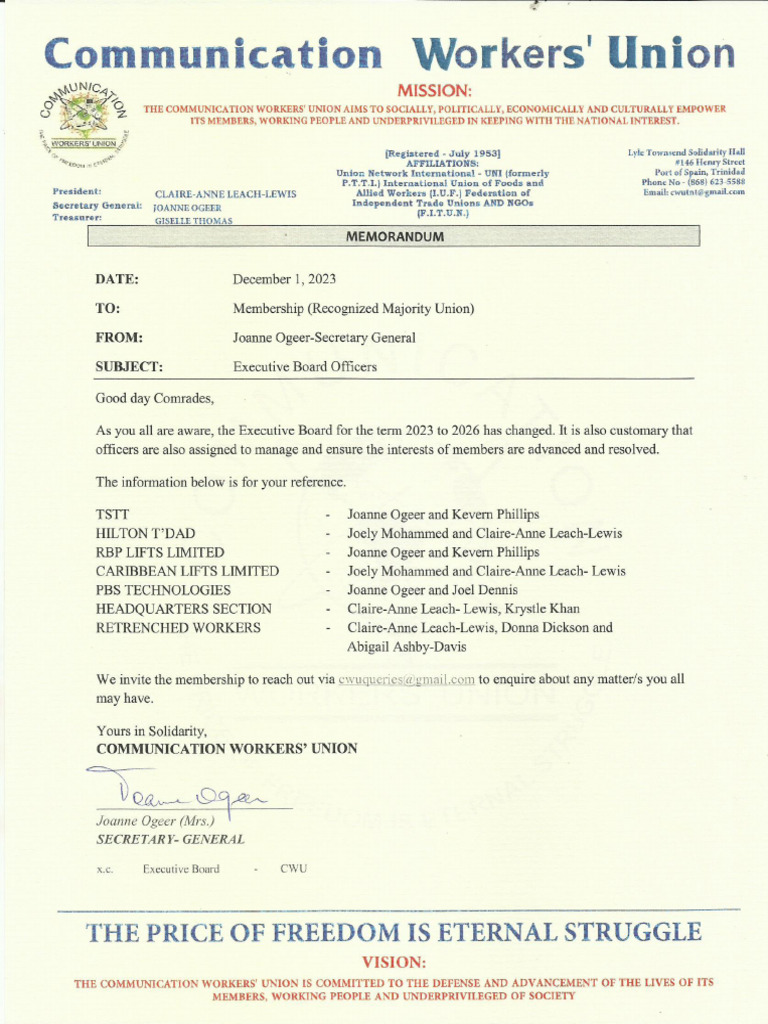 Assignment of Officers | PDF