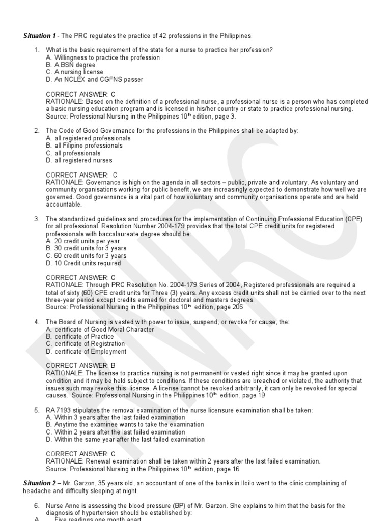 DEC 2007-NPT 3-Questions and Rationale | PDF | Opioid | Surgery