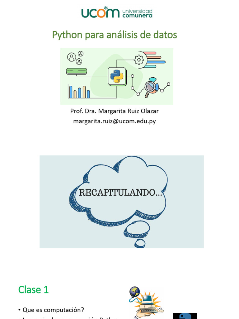 Clase 02 - Tipos de Datos | PDF | Python (lenguaje de programación) | Objeto (informática)