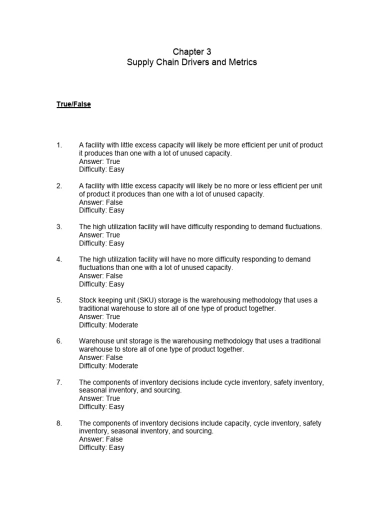 Chopra4 Tif 03 | PDF | Supply Chain | Inventory