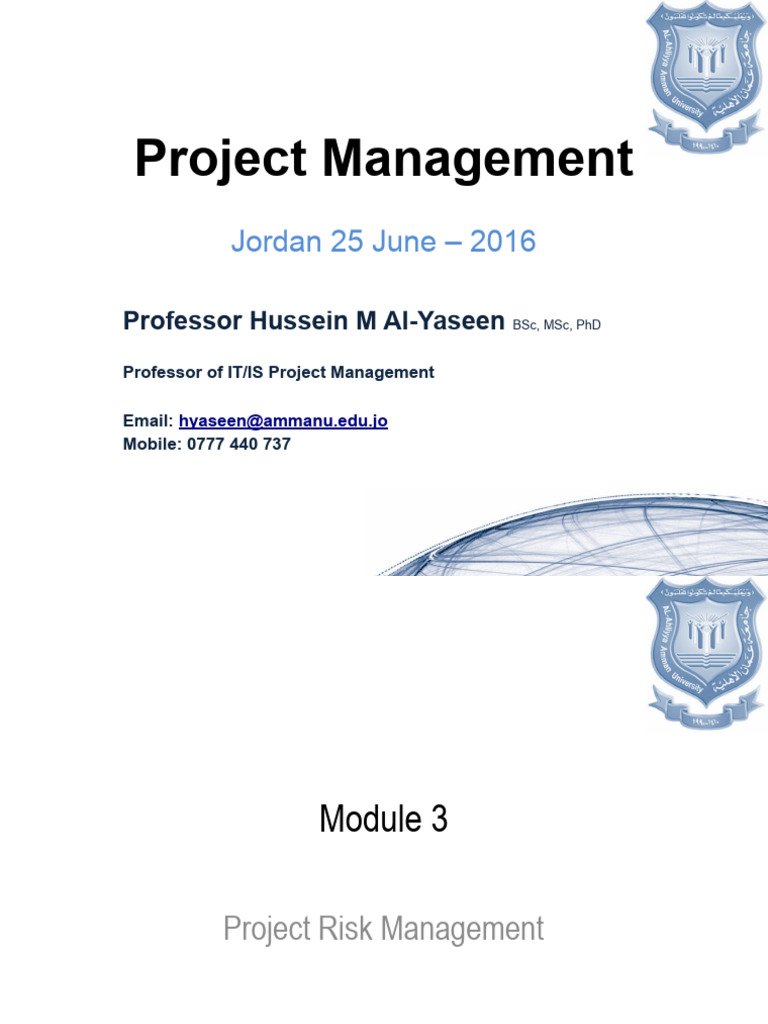 Project Risk Management Strategies | PDF | Risk | Risk Management