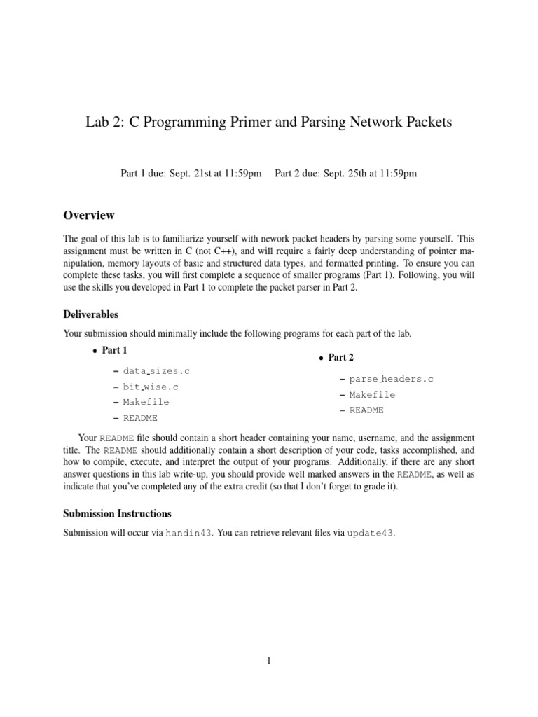 lab2 | PDF | Internet Protocols | Transmission Control Protocol