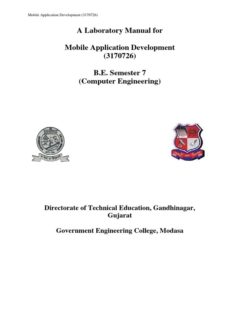 Mad Lab Manual | PDF | Android (Operating System) | Page Layout