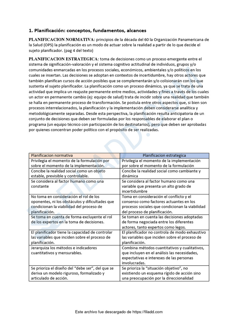 Resumen U6 de Lellis | PDF | Planificación | Análisis FODA