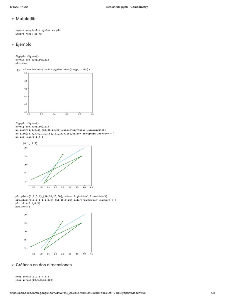 Sesión 08.ipynb - Colaboratory | PDF | Programación de computadoras