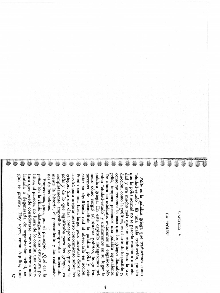 KITTO. Cap. 5. La Polis | PDF