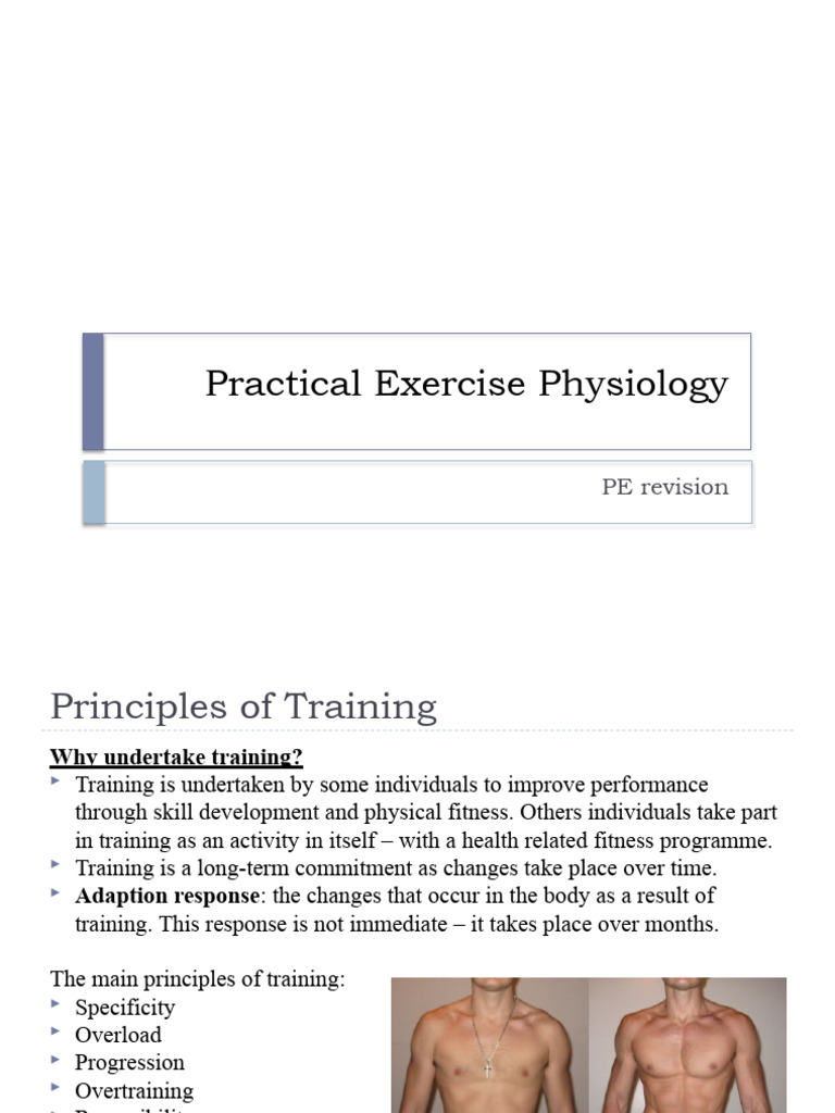 PE Practical Exercise Physiology | PDF | Strength Training | Physical Fitness