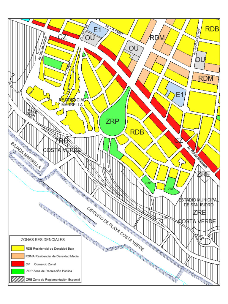 Zonificación y planos de Marbella | PDF