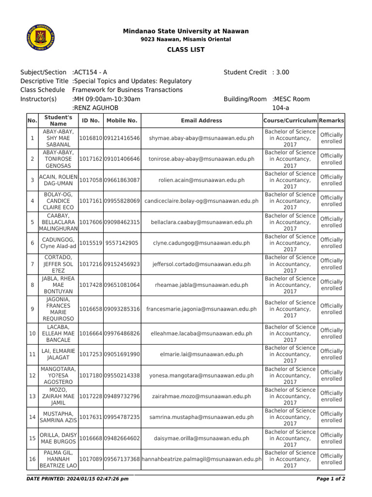 Act 154 | PDF | Academic Degree