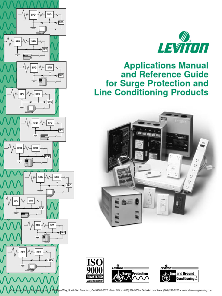 Application Manual & Reference Guide For Surge Protection & Line ...