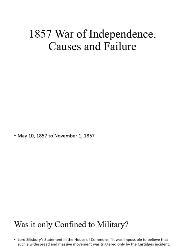 1857 War of Independence | PDF