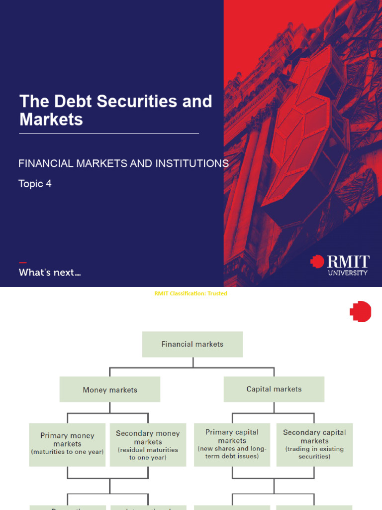 Overview of Debt Securities Markets | PDF | Bonds (Finance) | Financial ...