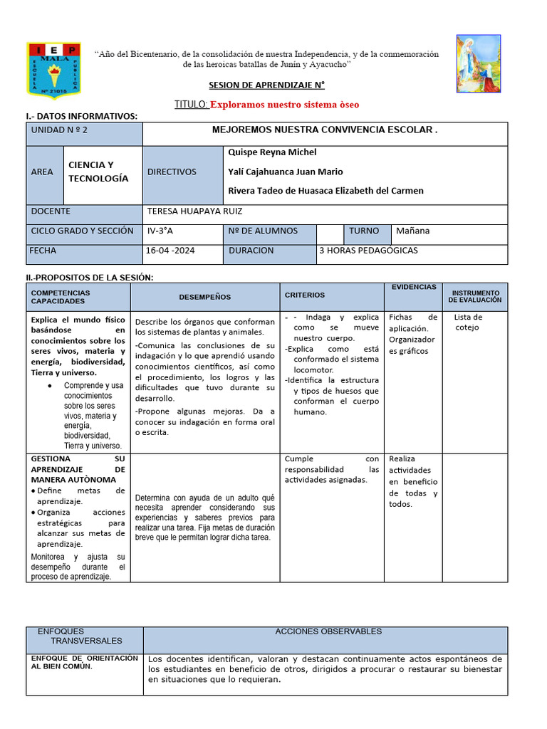 Sistema Oseo Pdf Aprendizaje Hueso