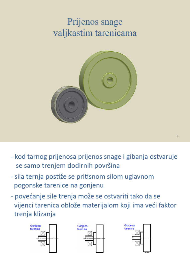 Tarni Prijenos - Valjkaste Tarenice | PDF