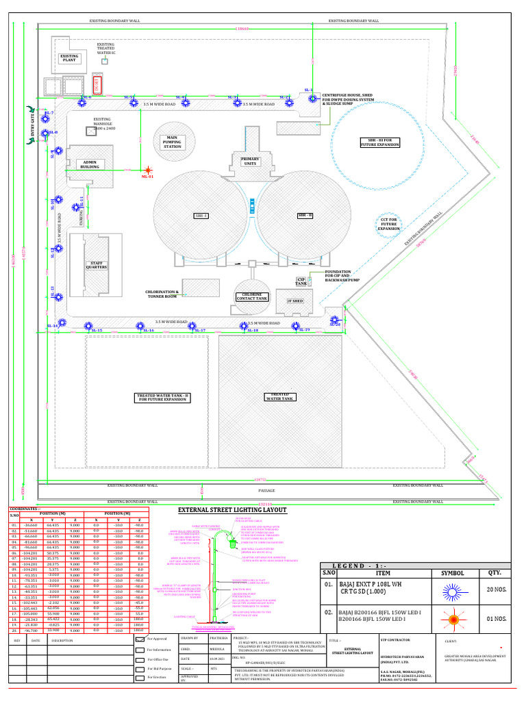 External Street Lighting Layout | PDF | Chemical Engineering | Building ...