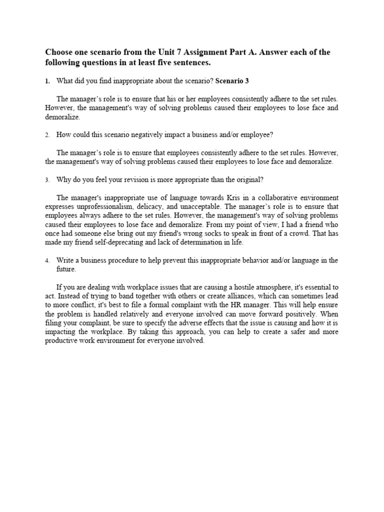 Huynh-Unit 7 Assignment Part B | PDF | Behavioural Sciences | Psychology Huynh-Unit 7 Assignment Part B | PDF | Behavioural Sciences | Psychology