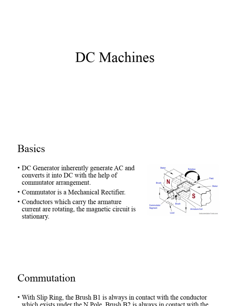 DC Machines | PDF | Electric Generator | Electromagnetism