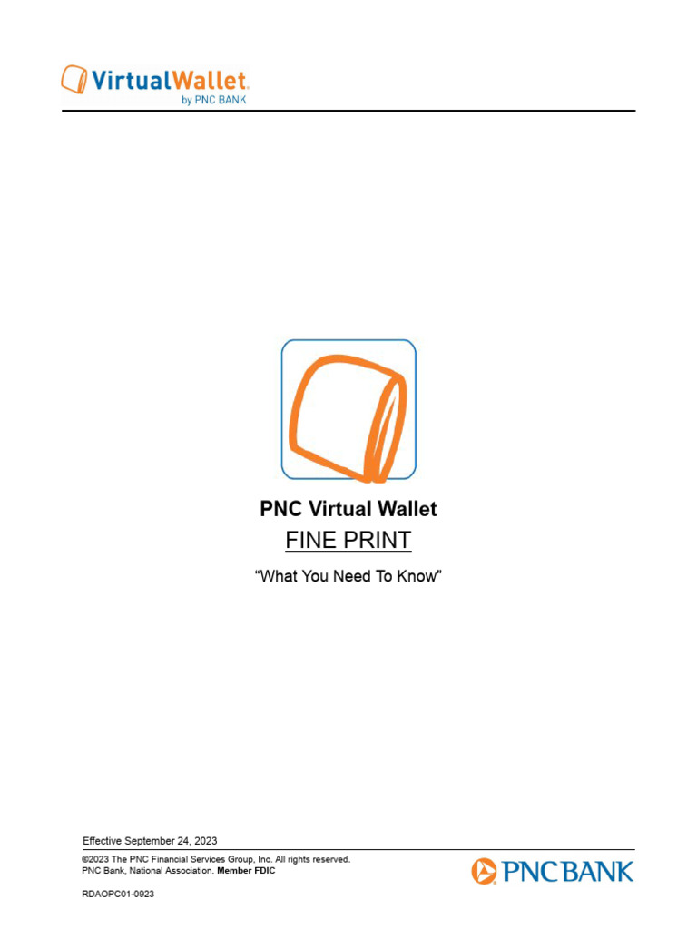 Virtual Wallet Fine Print | PDF | Transaction Account | Overdraft