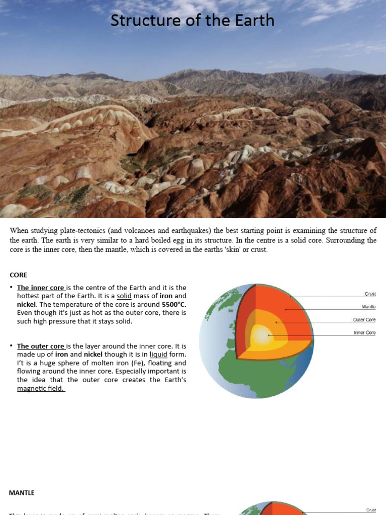Lesson 1 Earth Structure Minerals and Rocks | PDF | Rock (Geology) | Earth