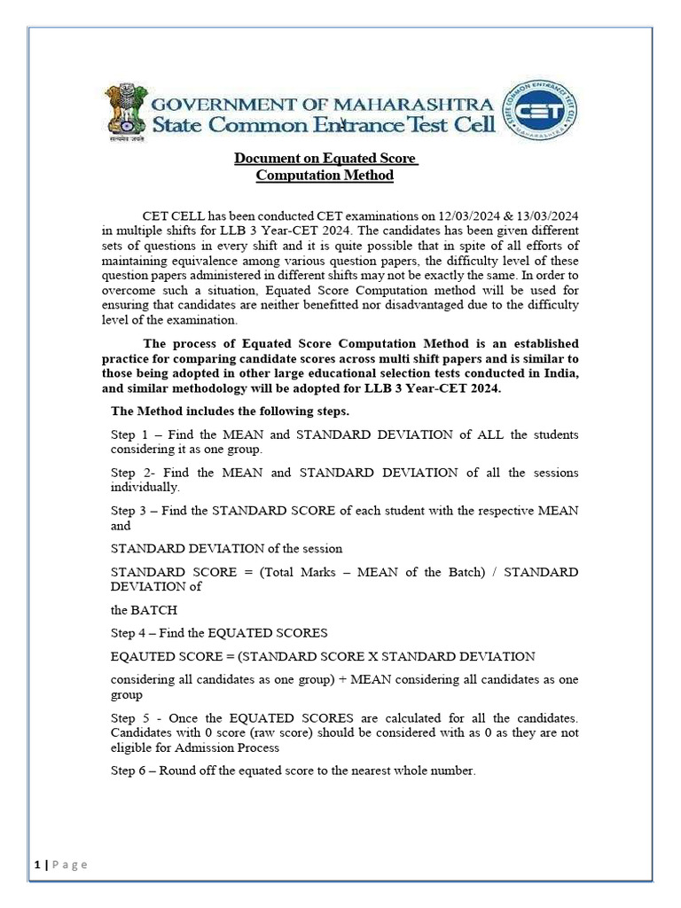 Multiple Batch Combined Score Documents LLB-3Yrs | PDF | Standard Score