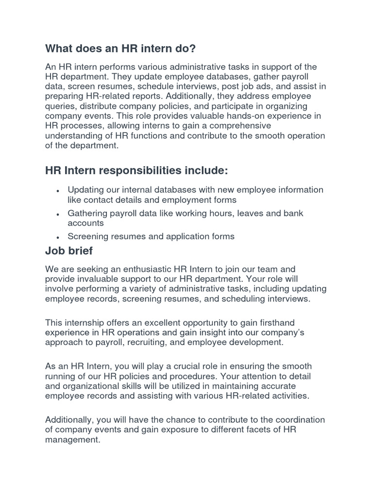 HR Interview | PDF | Labour Law | Employment