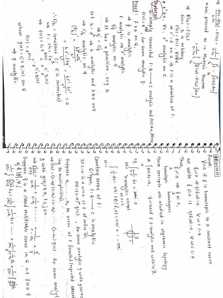 Complex Notes 3 | PDF