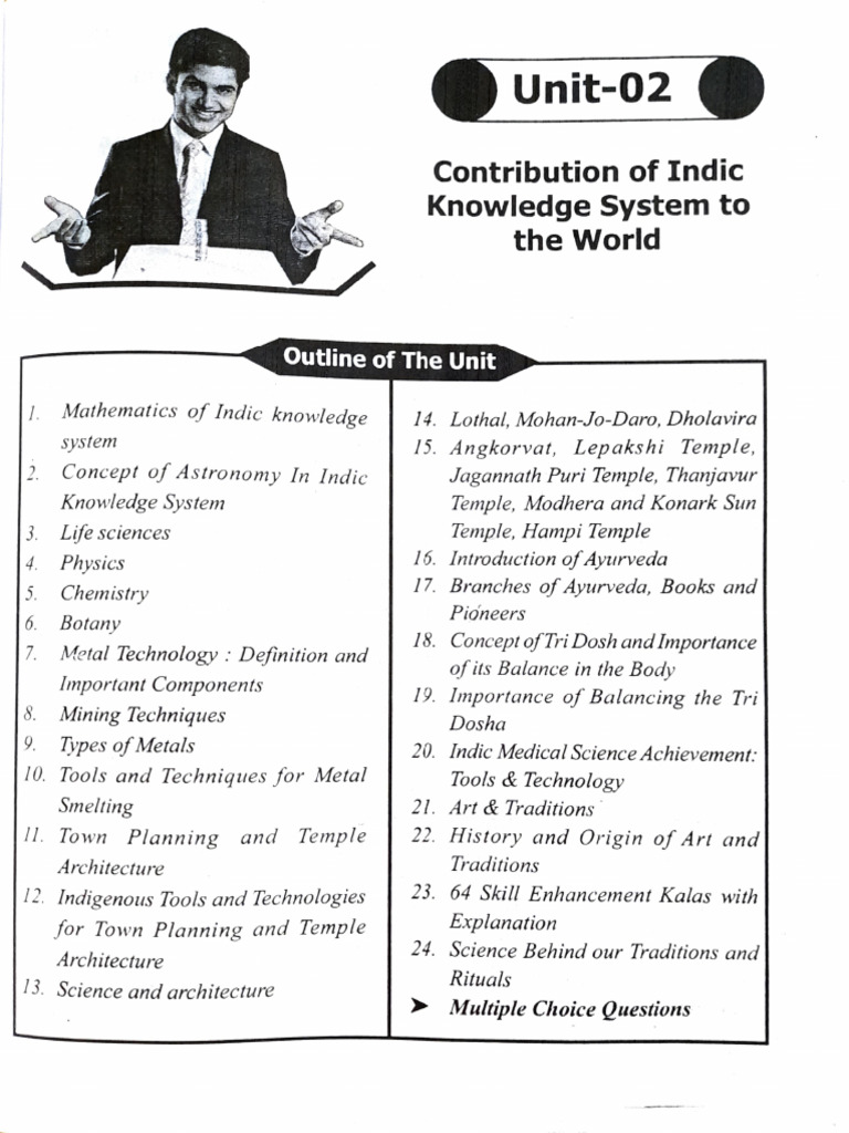 Bcom - Sem1 - Iks - Unit 2 | PDF | Ayurveda | Metals