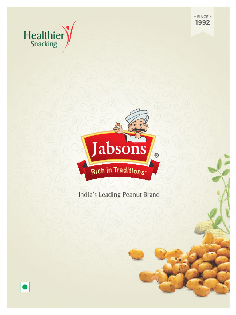Jabsons Standard Brochure | PDF | Peanuts | Potato Chip