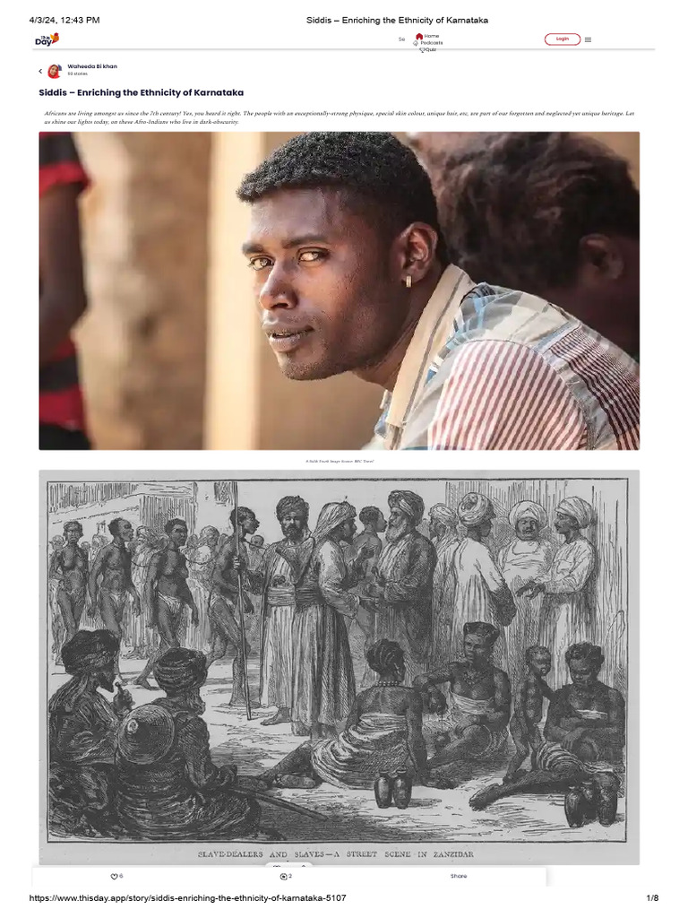 Siddis: Karnataka's African Heritage | PDF
