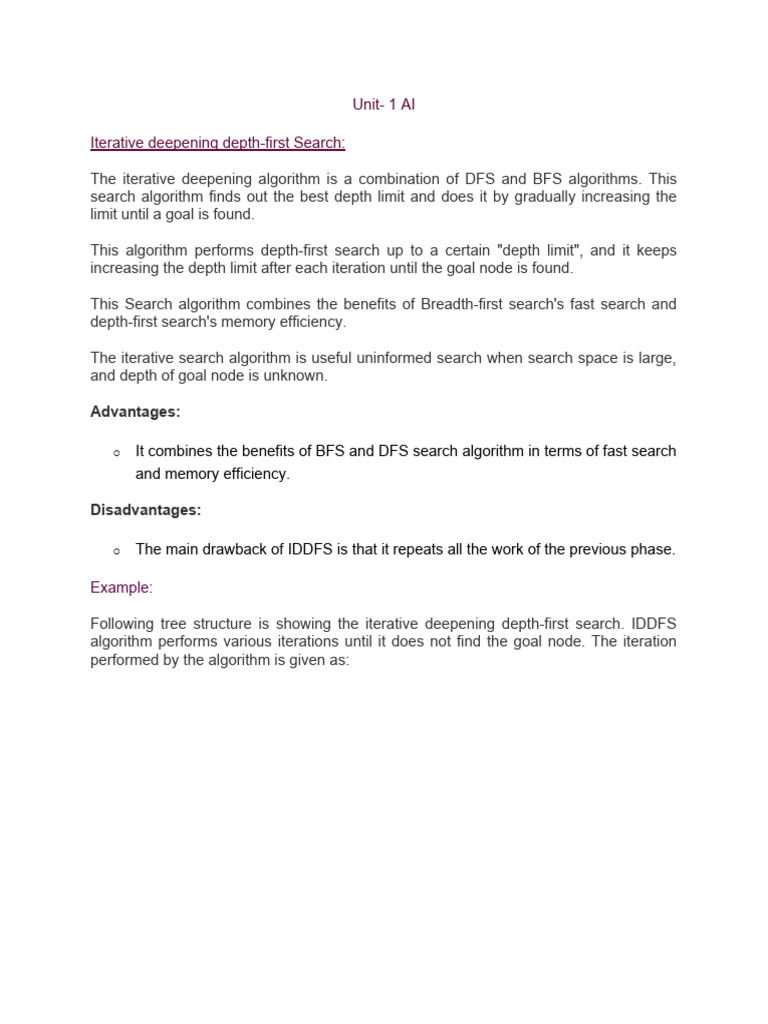 unit -1 | PDF | Heuristic | Algorithms